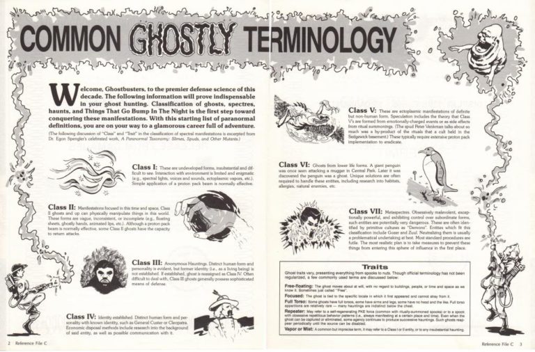 Tobin's Spirit Guide: The Lore of Ghostbusters’ Ghosts ⋆