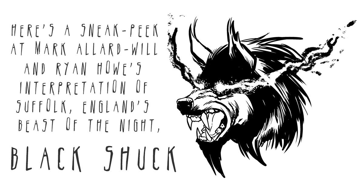 Kickstarter Spotlight - The Burning Black: Legend of Black Shuck ⋆