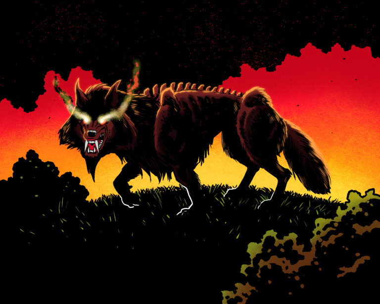 Kickstarter Spotlight - The Burning Black: Legend of Black Shuck ⋆