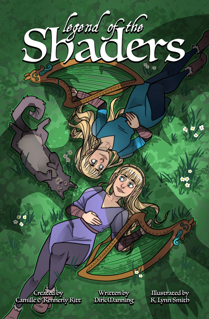 Kickstarter Spotlight - Legend of the Shaders - Harp Twins Comic! by ...