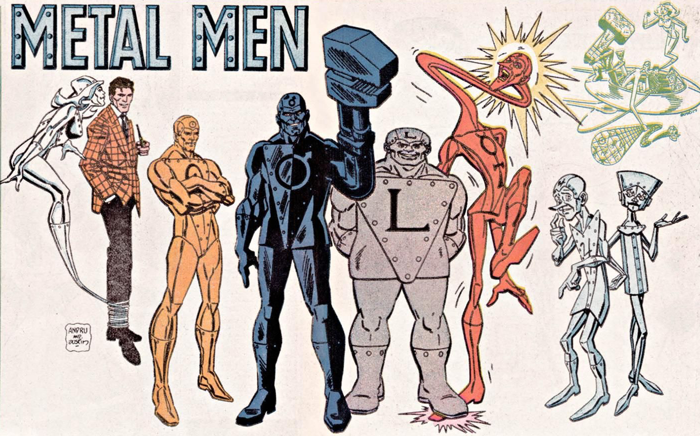 METAL MEN #1 FINDS ITS HUMANITY AND SO MUCH MORE